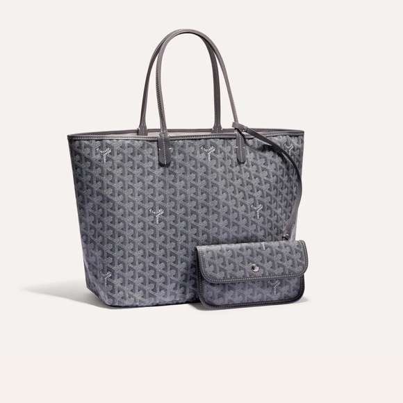 Goyard | Bags | Authentic Nwt Goyard Gray Saint Louis Pm Bag | Poshmark